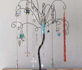 Wire Jewelry Tree Stand , Earring, Rings,bracelets, Organizer, Display ...